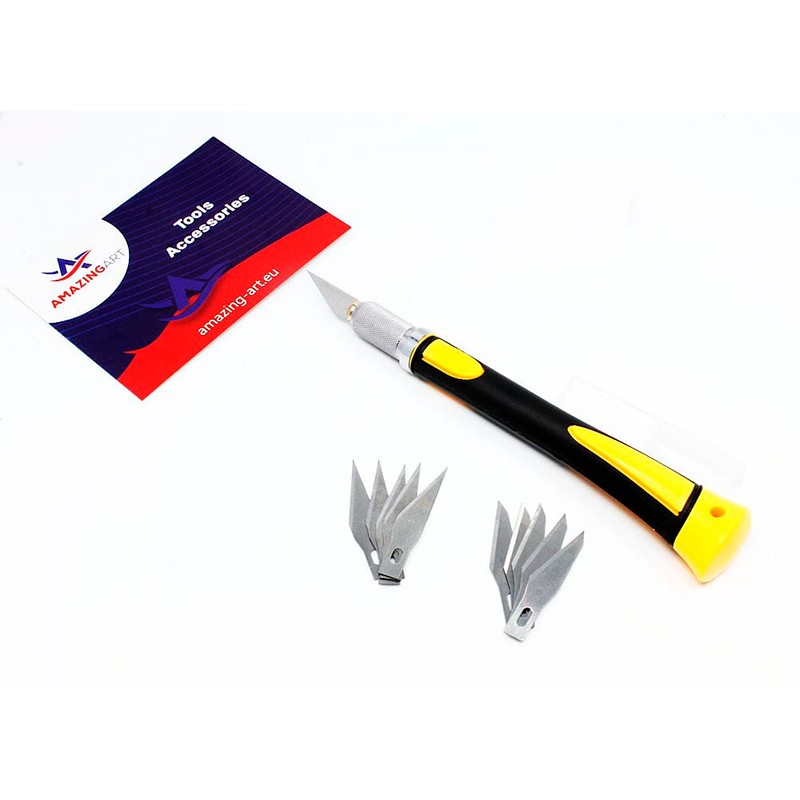 AMAZING ART - MODELING SCALPEL KNIFE + 10 BLADES